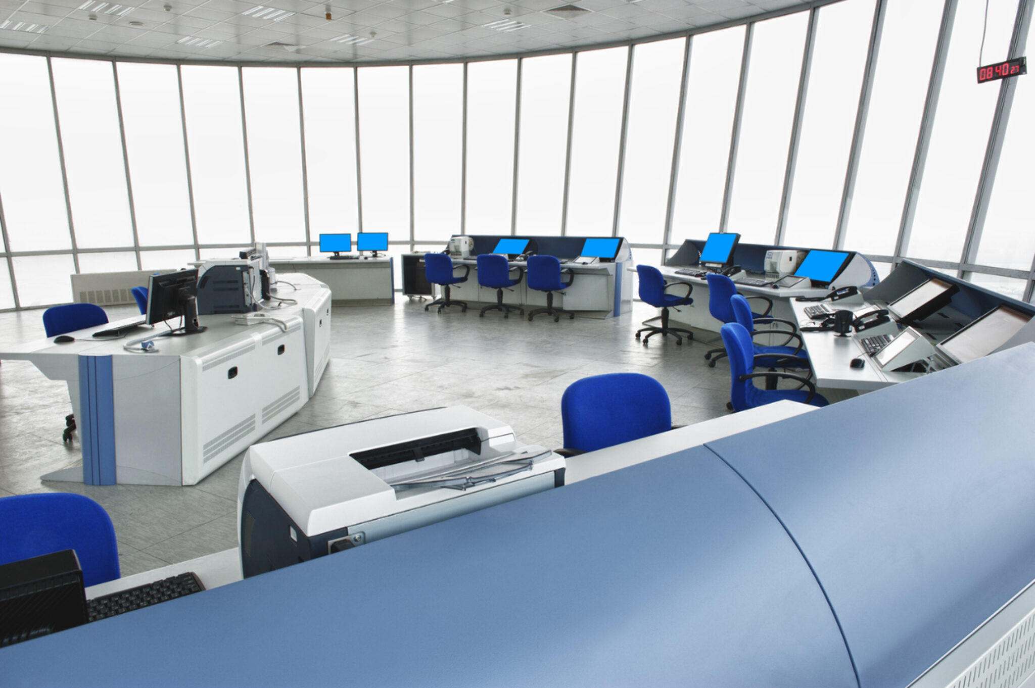 Así es una torre de control por dentro